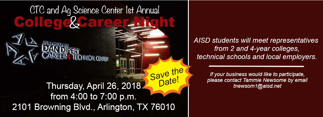Home - Arlington ISD Dan Dipert Career and Technical Center