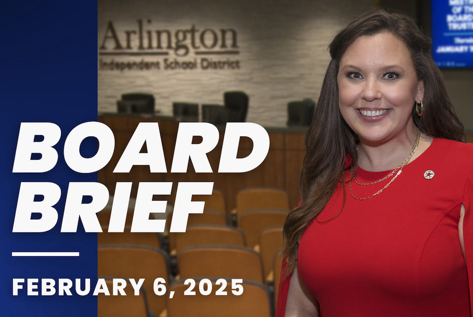 Board Brief from school board meeting on Feb. 6