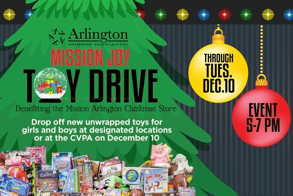 Arlington ISD launches first Mission Joy Toy Drive Arlington ISD launches first Mission Joy Toy Drive