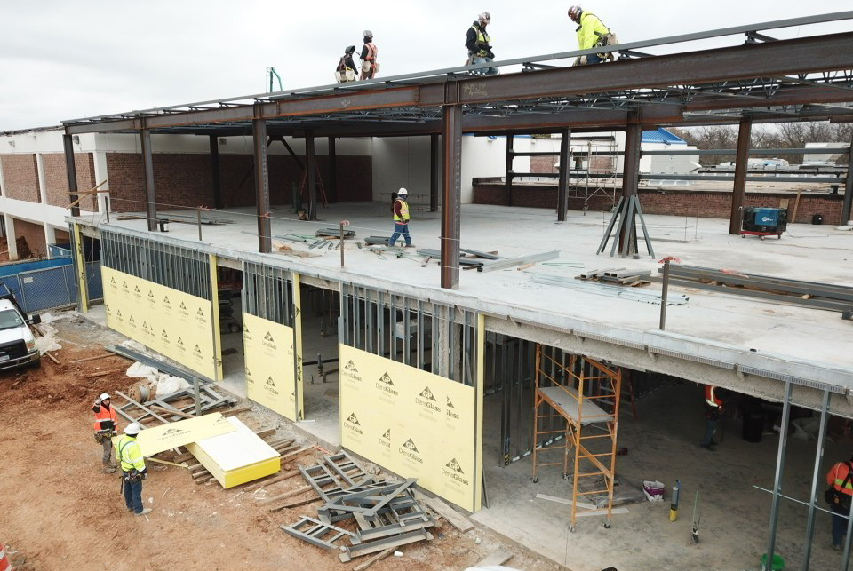 Construction update for Gunn Junior High » Arlington ISD