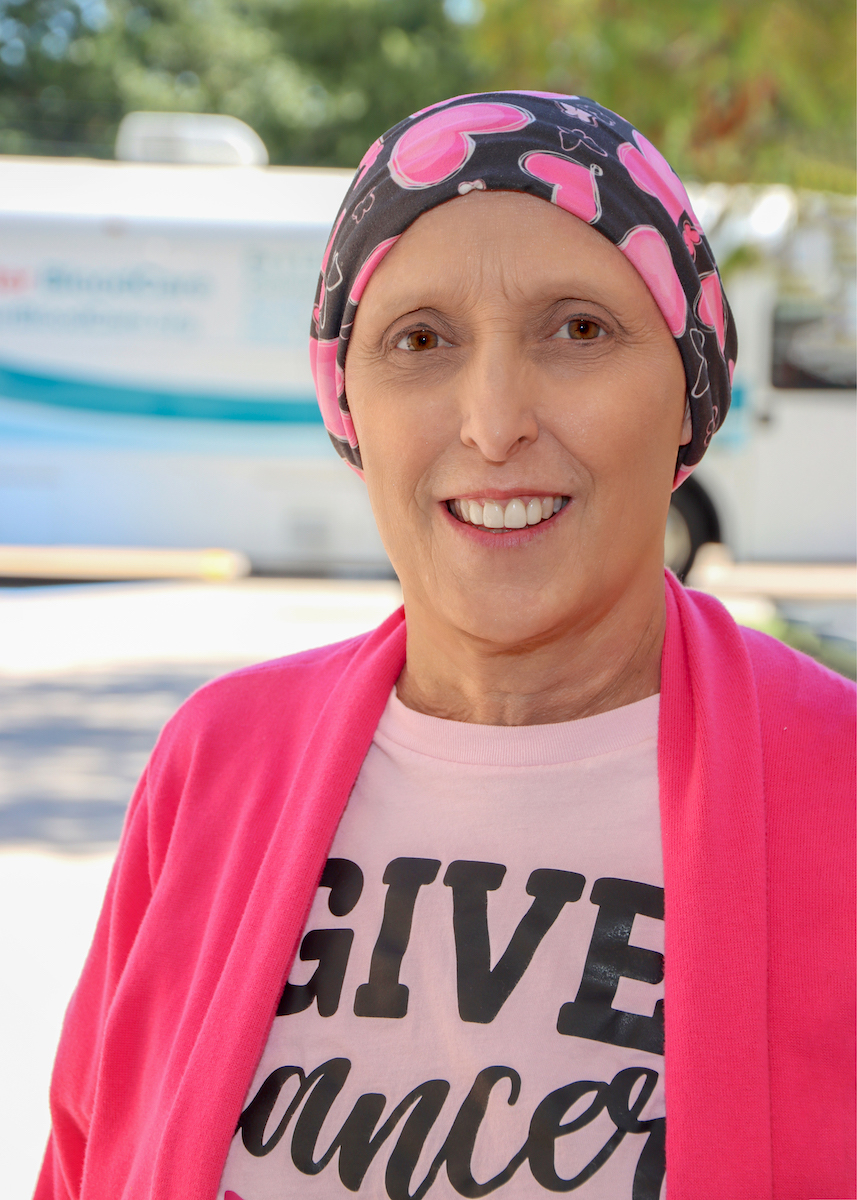 School blood drive supports teacher with breast cancer