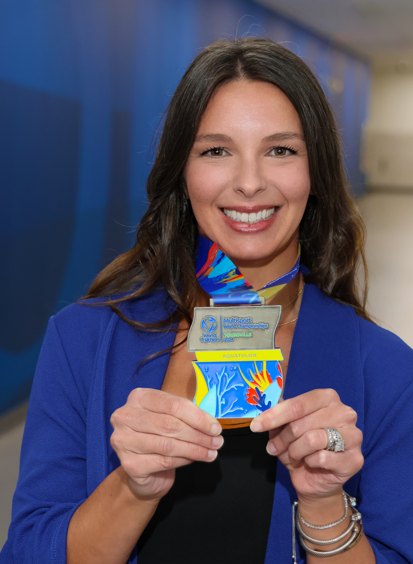 Short Elementary's Amanda Huck represents U.S. at triathlon