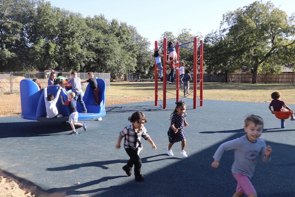 New playgrounds open at Wimbish World Language Academy