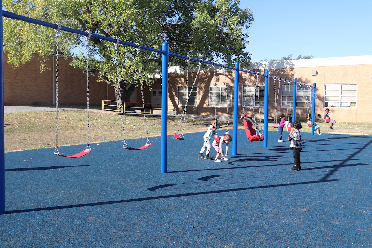 New playgrounds open at Wimbish World Language Academy