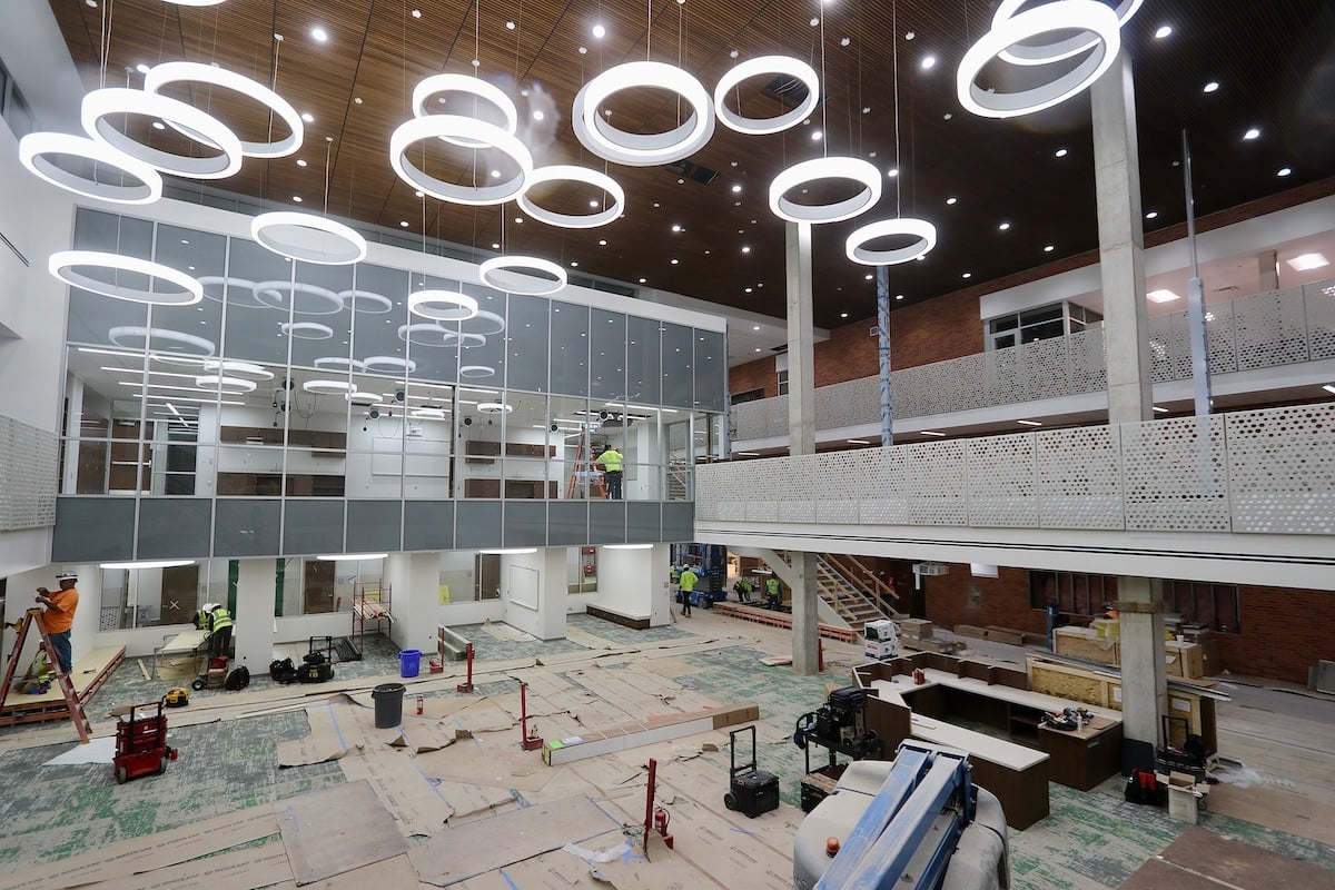 See inside the Arlington High School addition