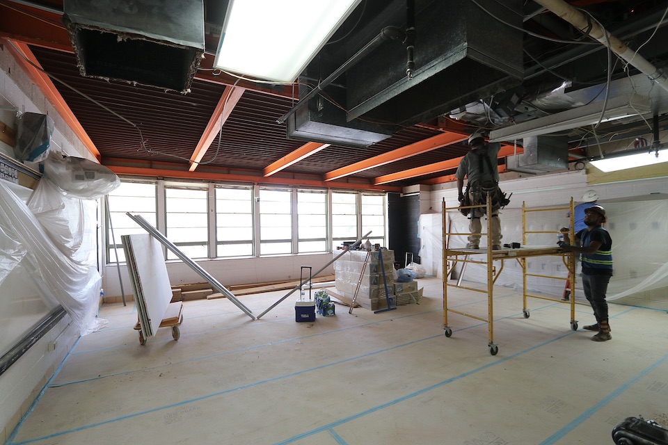 Old Duff Elementary School gymnasium demolished
