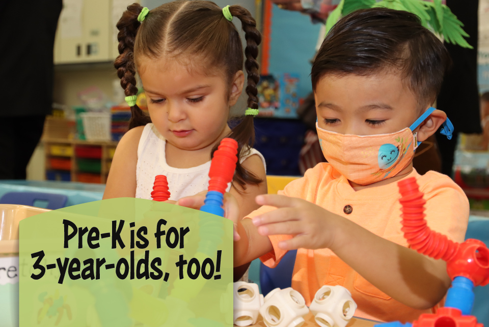 Pre-K is for 3-Year-Olds, Too! » Arlington ISD