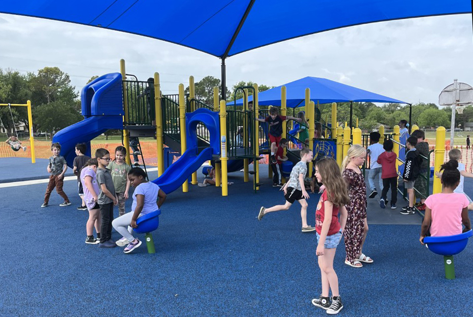 New playgrounds done at Dunn Elementary School