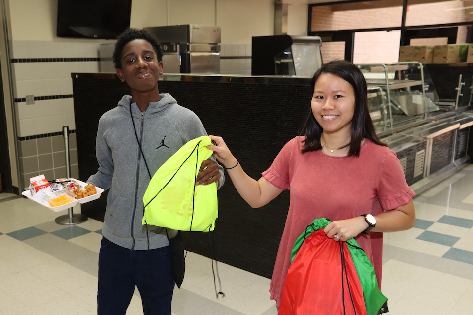Summer Learning Students receive donated snack kits