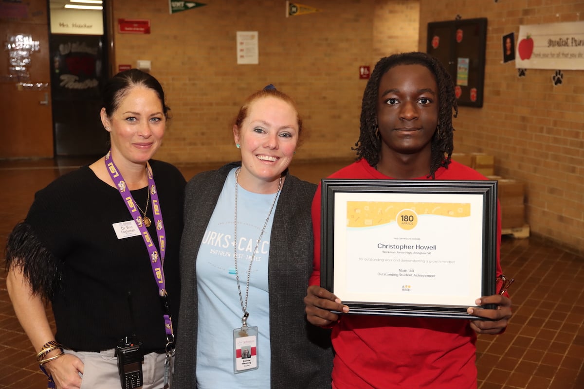 Boles JH teacher earns national honor for math instruction